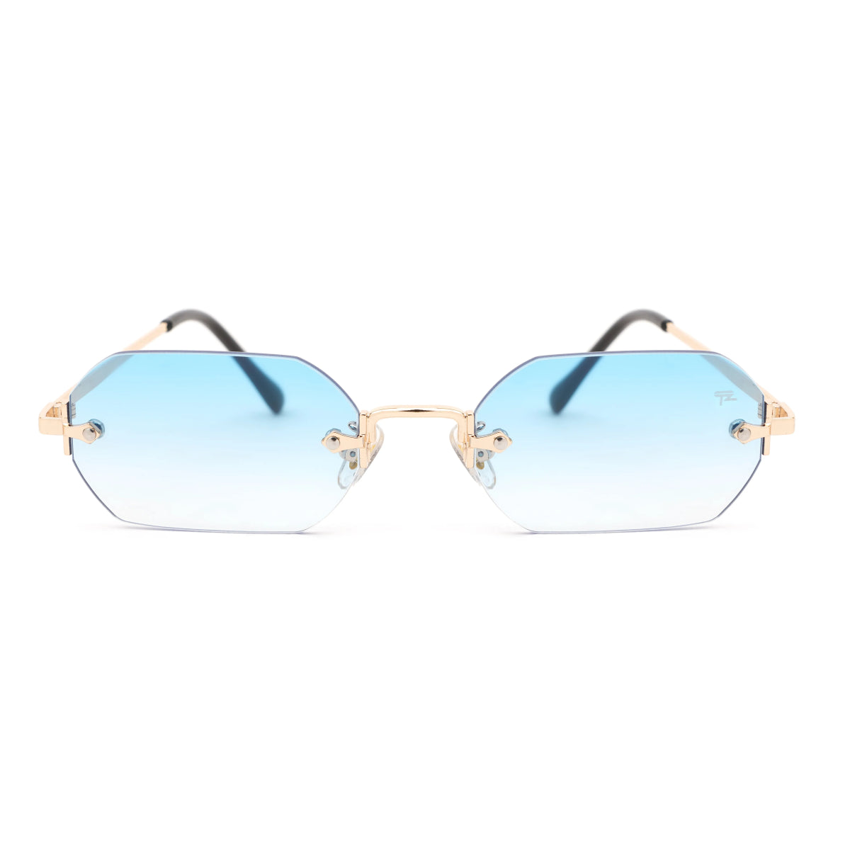 VIBE 05 Rimless Octagonal Sunglasses - TAMZY